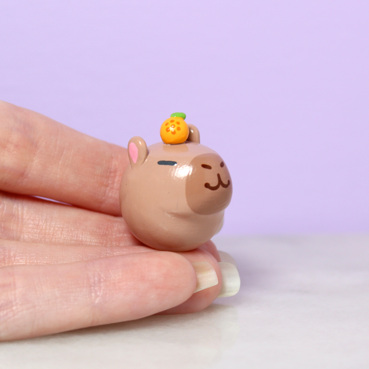 Miniature Hand-Sculpted Capybara Figurine – The Noble Capybara